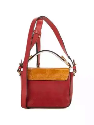 Chloé C Flap Crocodile-embossed Leather Shoulder Bag