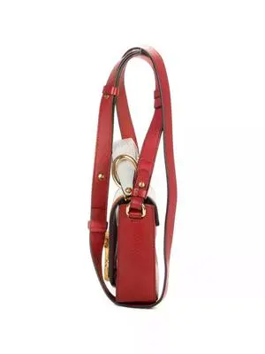 Chloé C Flap Crocodile-embossed Leather Shoulder Bag