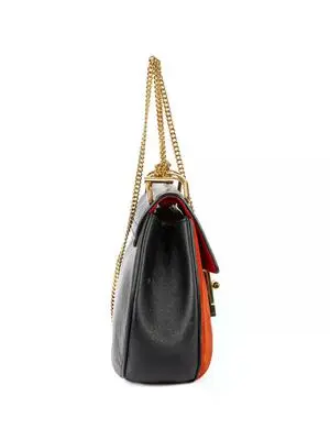 Chloé Small Drew Bicolor Crossbody Bag - Black