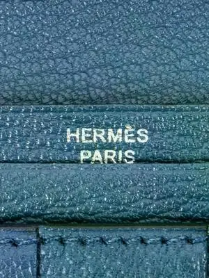 Hermès Bearn Wallet - Blue