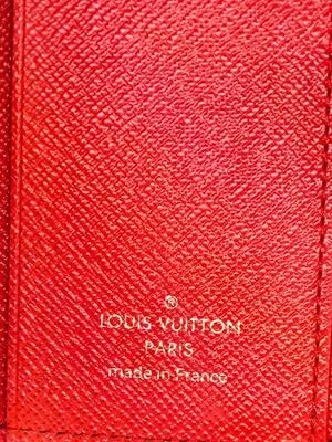 LOUIS VUITTON Zoe Wallet Damier And Leather Small Wallets