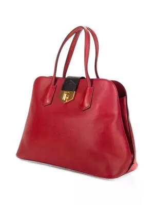 Prada Turn-lock Top-handle Shoulder Bag