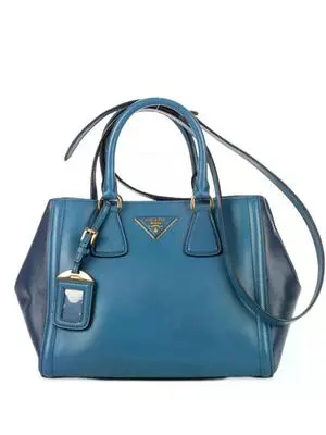 Prada Small Galleria Saffiano Leather Tote Bag