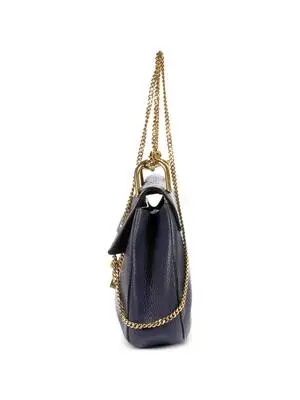 Chloé Small Drew Grained Shoulder Bag - Blue