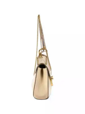 Chloé Mini Drew Leather Shoulder Bag - Neutrals