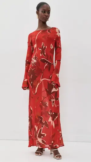 VRG GRL Luka Sheer Maxi Dress