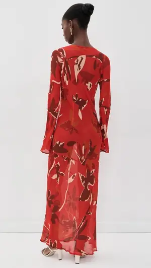 VRG GRL Luka Sheer Maxi Dress
