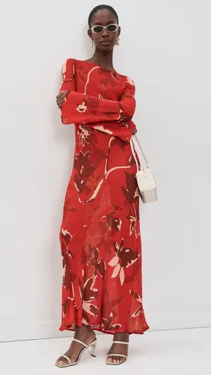 VRG GRL Luka Sheer Maxi Dress