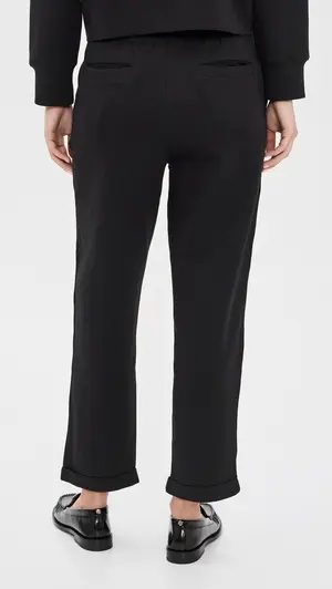 PERFECTWHITETEE Flat Front Cuffed Pants