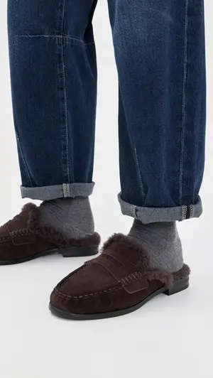 Rag & Bone Carter Shearling Mules