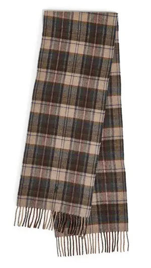 Polo Ralph Lauren Cashmere Blend Plaid Scarf