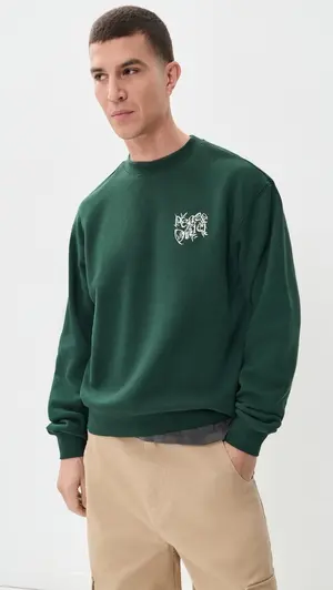 MUSEUM OF PEACE & QUIET Warped Crew Neck Sweatshirt