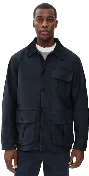ALEX MILL Hunting Jacket In Moleskin