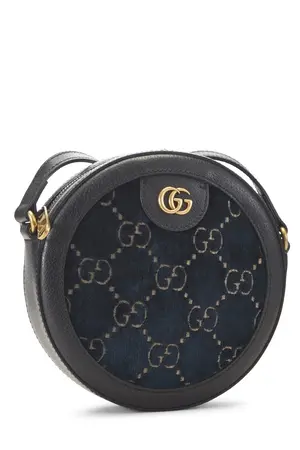 Gucci Gg Velvet Round Shoulder Bag
