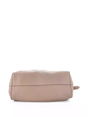 Prada Pocket Convertible Zip Vitello Daino Medium Satchel - Neutrals