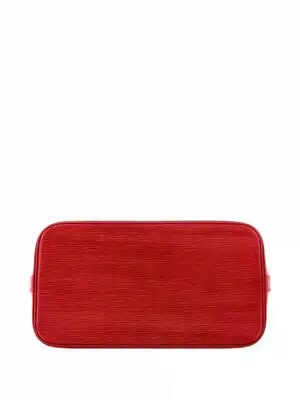 LOUIS VUITTON Vintage Alma Handbag Epi Leather Pm Satchel - Red