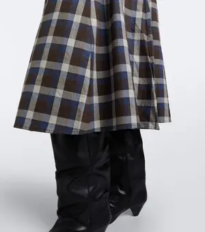 Polo Ralph Lauren Plaid Cotton Twill Shirt Dress