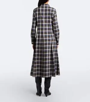 Polo Ralph Lauren Plaid Cotton Twill Shirt Dress