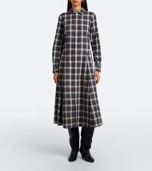 Polo Ralph Lauren Plaid Cotton Twill Shirt Dress
