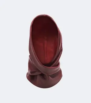 ARMA Leather Hood - Red