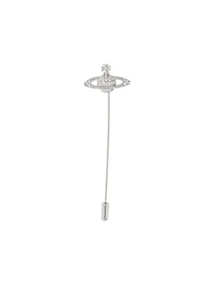 VIVIENNE WESTWOOD Brooch “orb - Silver