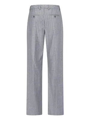 LARDINI Tailored Trousers In Virgin Wool