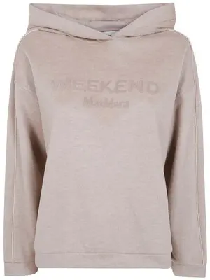 Max Mara Round Neck Sweatshirt "wkd Vetrino - Brown