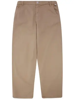 IL GUFO Straight Trousers - Brown