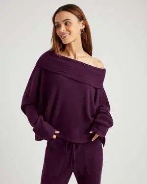 Splendid London Lounge Drape Top