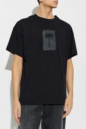 Palm Angels Cotton T-shirt With Print