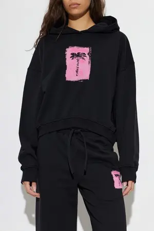 Palm Angels Cotton Sweatshirt With Print