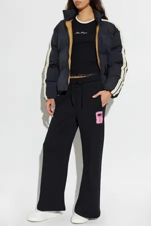 Palm Angels Padded Jacket With A Stand-up Collar