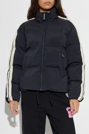 Palm Angels Padded Jacket With A Stand-up Collar