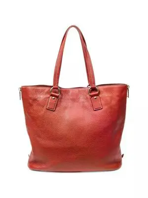 Prada Large Vitello Daino Side-zip Tote Bag