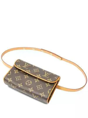 LOUIS VUITTON Florentine Monogram Belt Bag - Brown