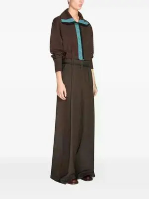 Dries Van Noten Pleated Wide-leg Trousers