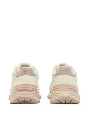 EA7 Logo-print Leather Sneakers