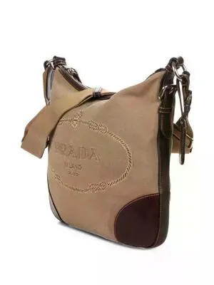 Prada Logo-embroidered Cross Body Bag