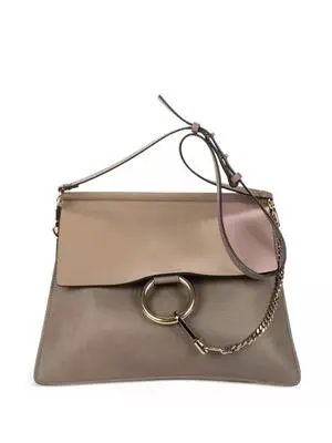 Chloé Faye Shoulder Bag - Grey
