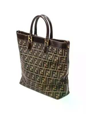 Fendi Large Zucca Canvas Tote Bag