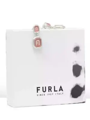 Furla Logo-detail Drop Earrings