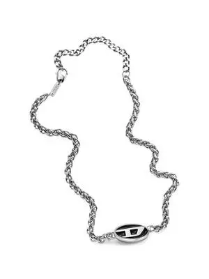 DIESEL® Stainless Steel Chain Necklace - Silver