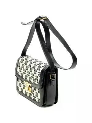 Celine Triomphe Embroidered Shoulder Bag