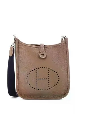 Hermès Evelyne Bag Gen Iii Clemence Tpm Crossbody Bag Grey