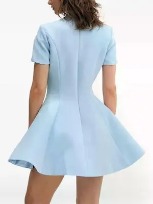 Bardot Zephyra Short Sleeve Flared Mini Dress