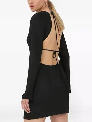 HERSKIND Olivia Tie-back Long-sleeve Mini Dress