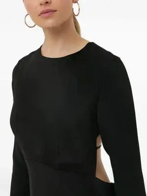 HERSKIND Olivia Tie-back Long-sleeve Mini Dress