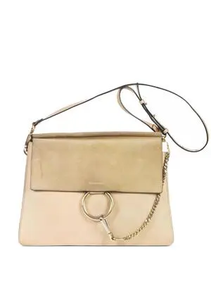 Chloé Faye Shoulder Bag - Neutrals