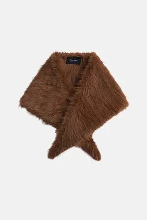 Simone Rocha Faux Fur Neckerchief With Emb