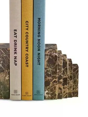 SOHO HOME Lola Marble Bookends Set